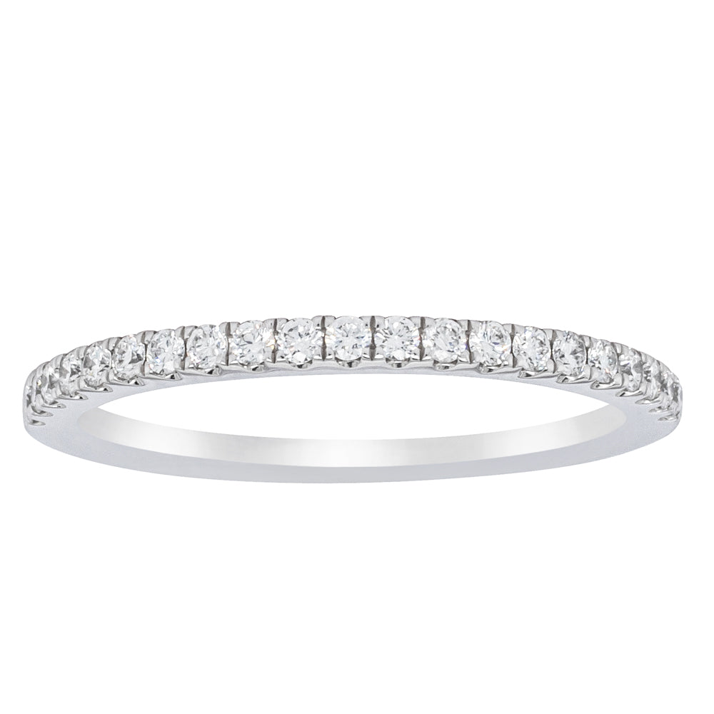 18ct White Gold Diamond Millie Band - Walker & Hall