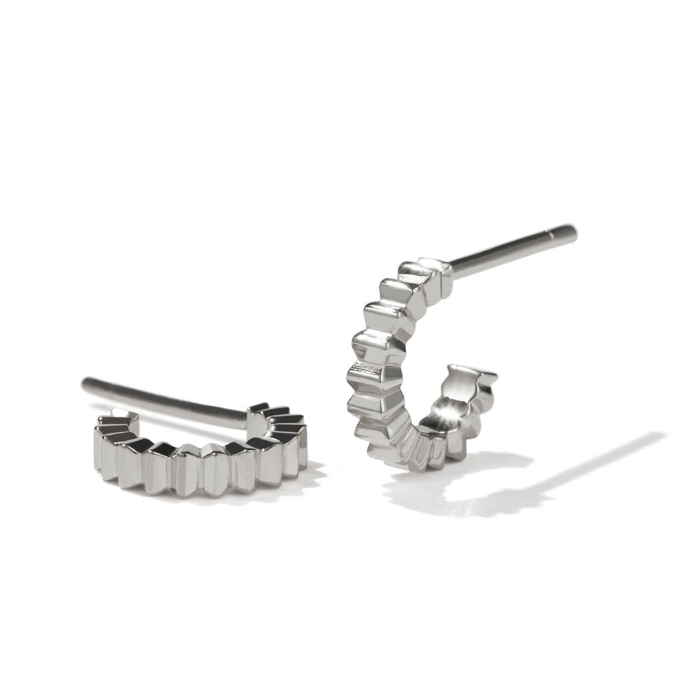 Meadowlark Solaire Hoops Small - Sterling Silver - Walker & Hall