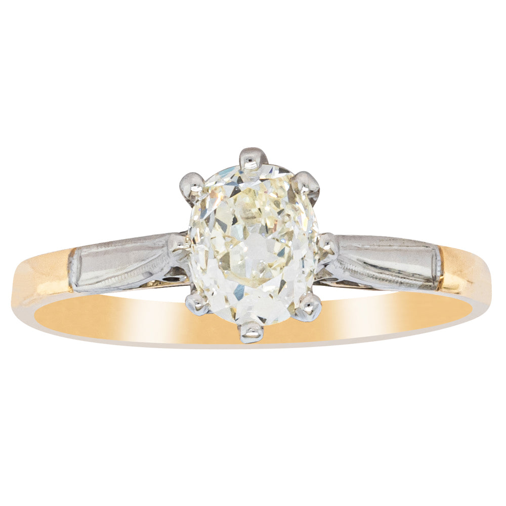 Deja Vu 18ct Yellow Gold & Palladium .70ct Diamond Ring – Walker & Hall