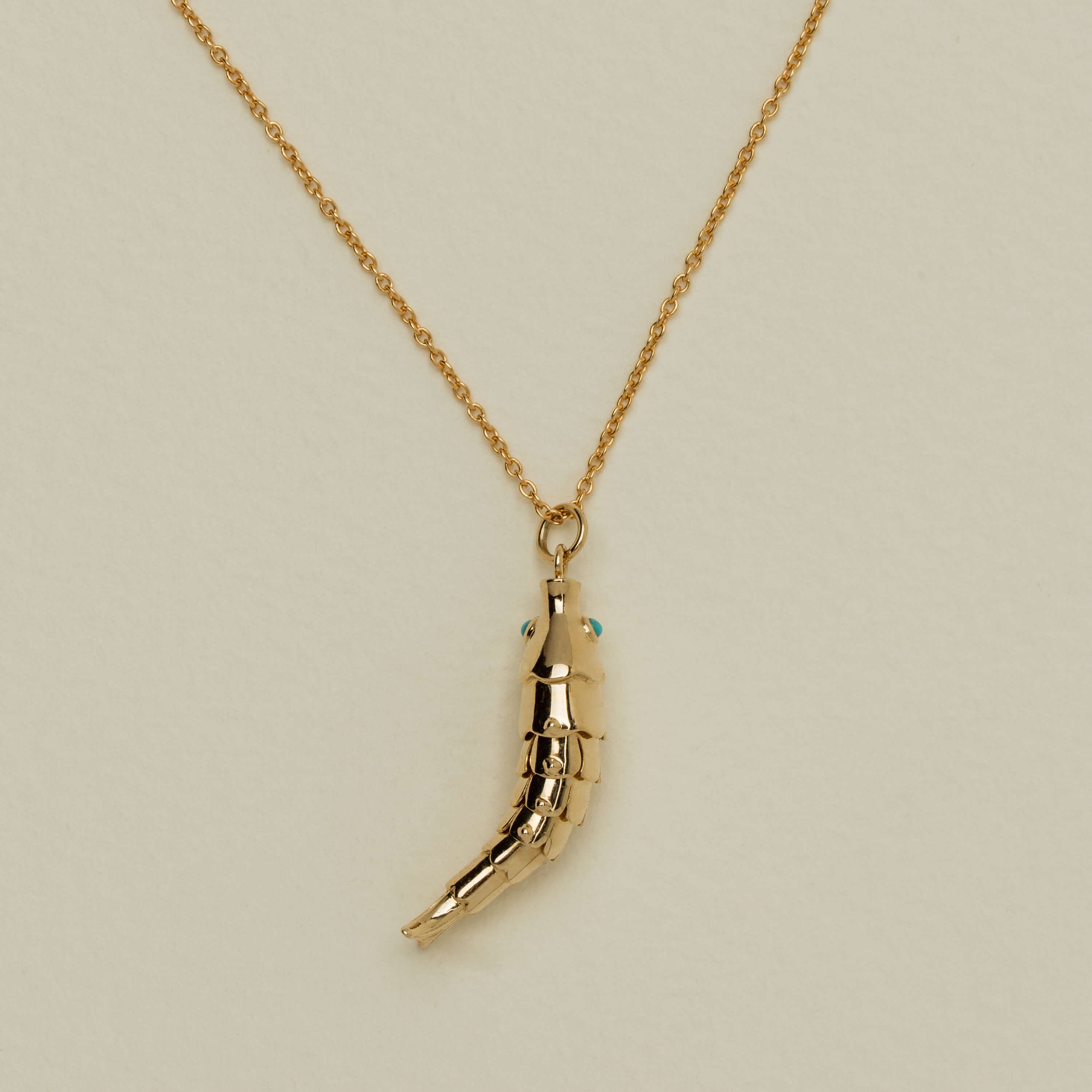 9ct Yellow Gold Nemo Fish Pendant - Walker & Hall Jewellery