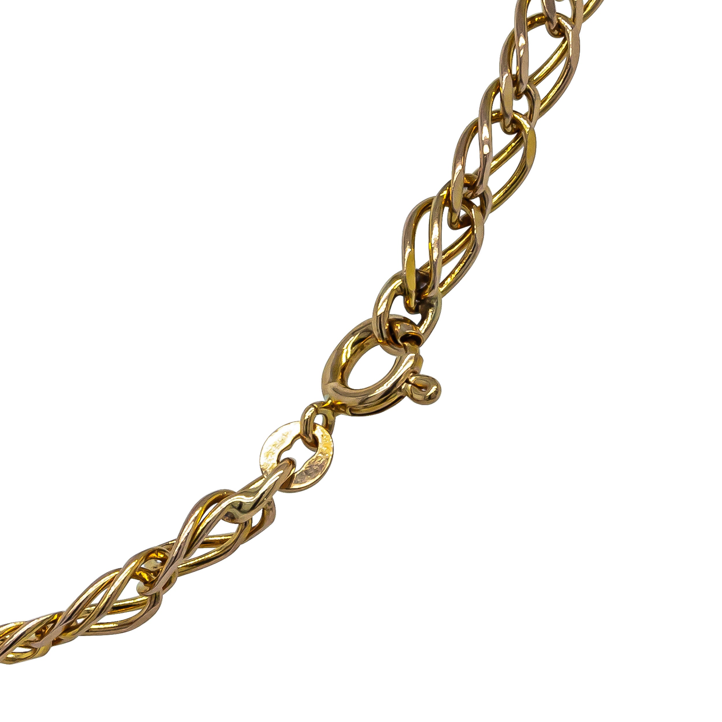 Deja Vu 9ct Yellow Gold Double Curb Link Necklace 50cm – Walker & Hall
