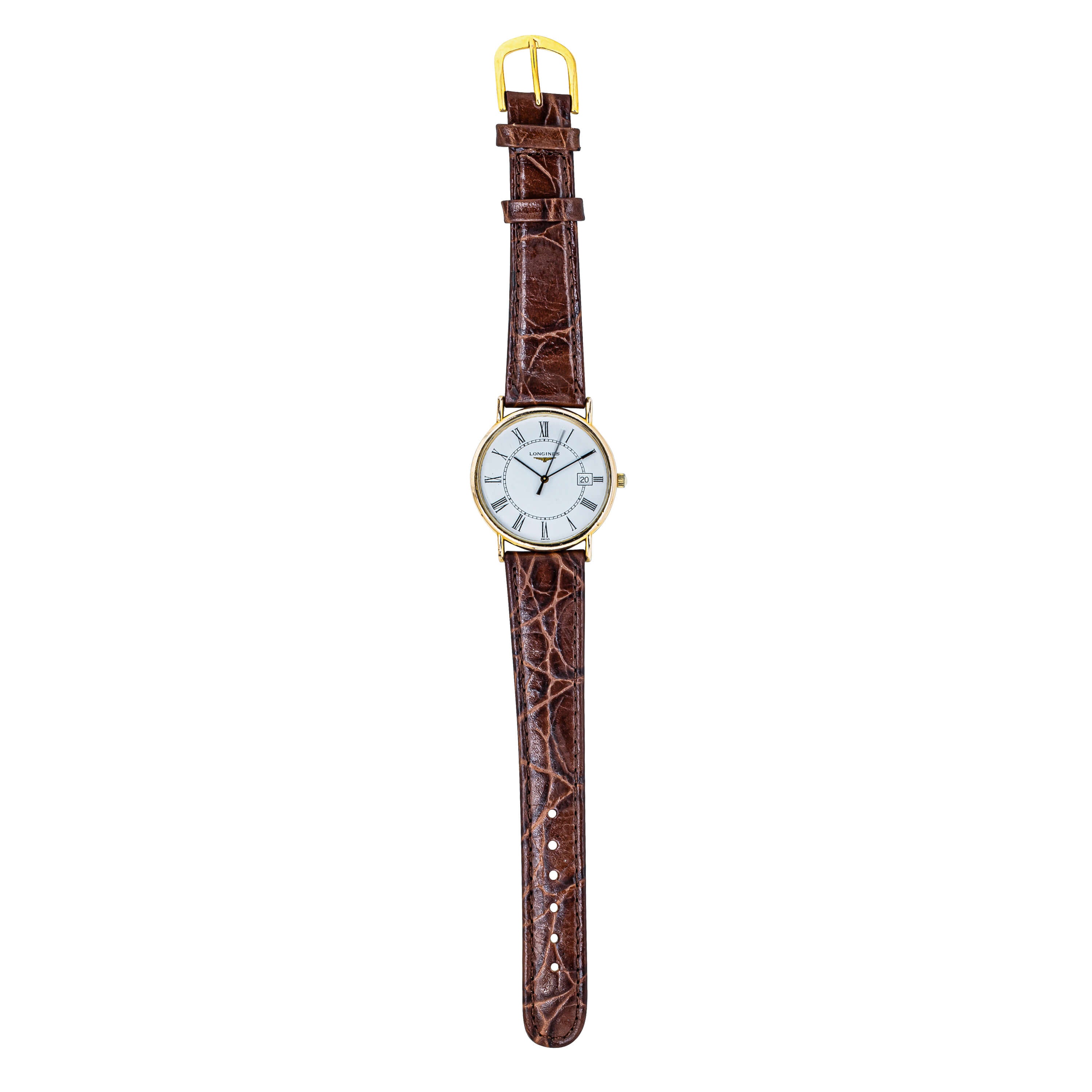 Vintage Gold Plated Stainless Steel Longines Grand Classic Watch ...