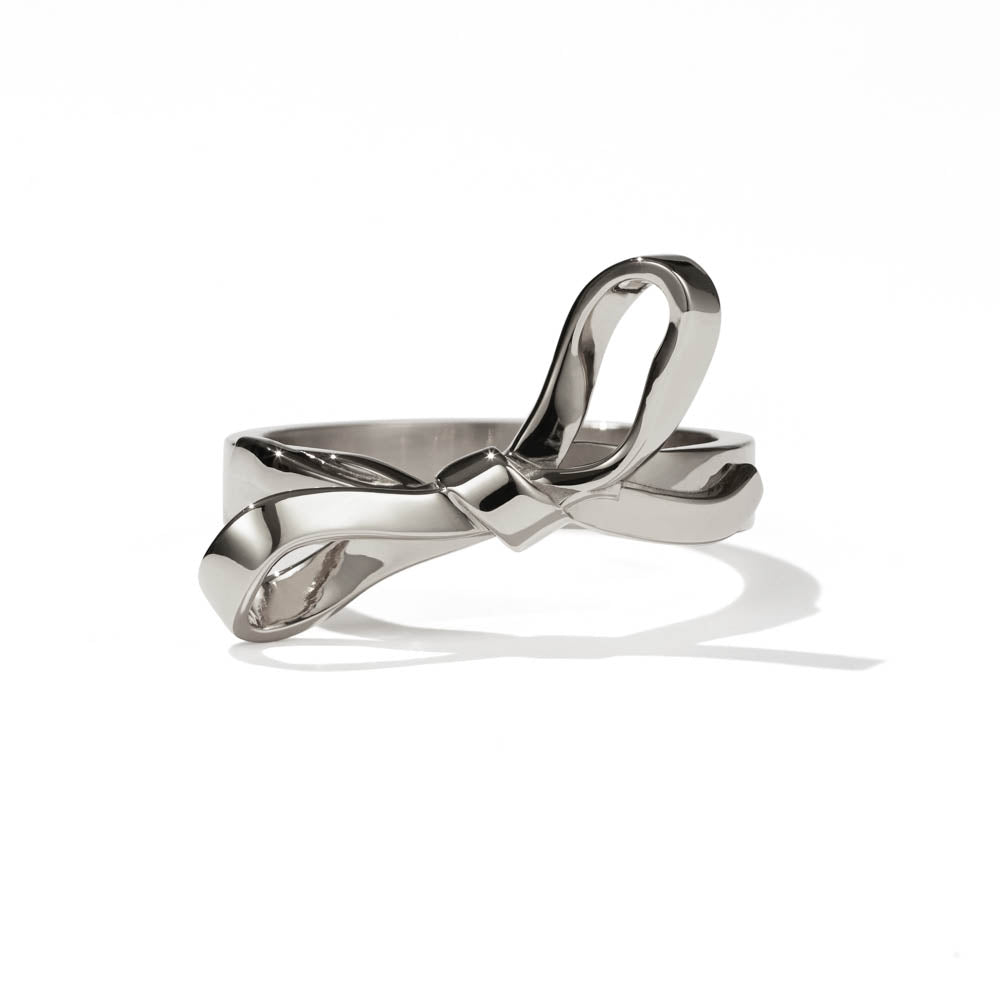 Meadowlark Bow Ring - Sterling Silver – Walker & Hall