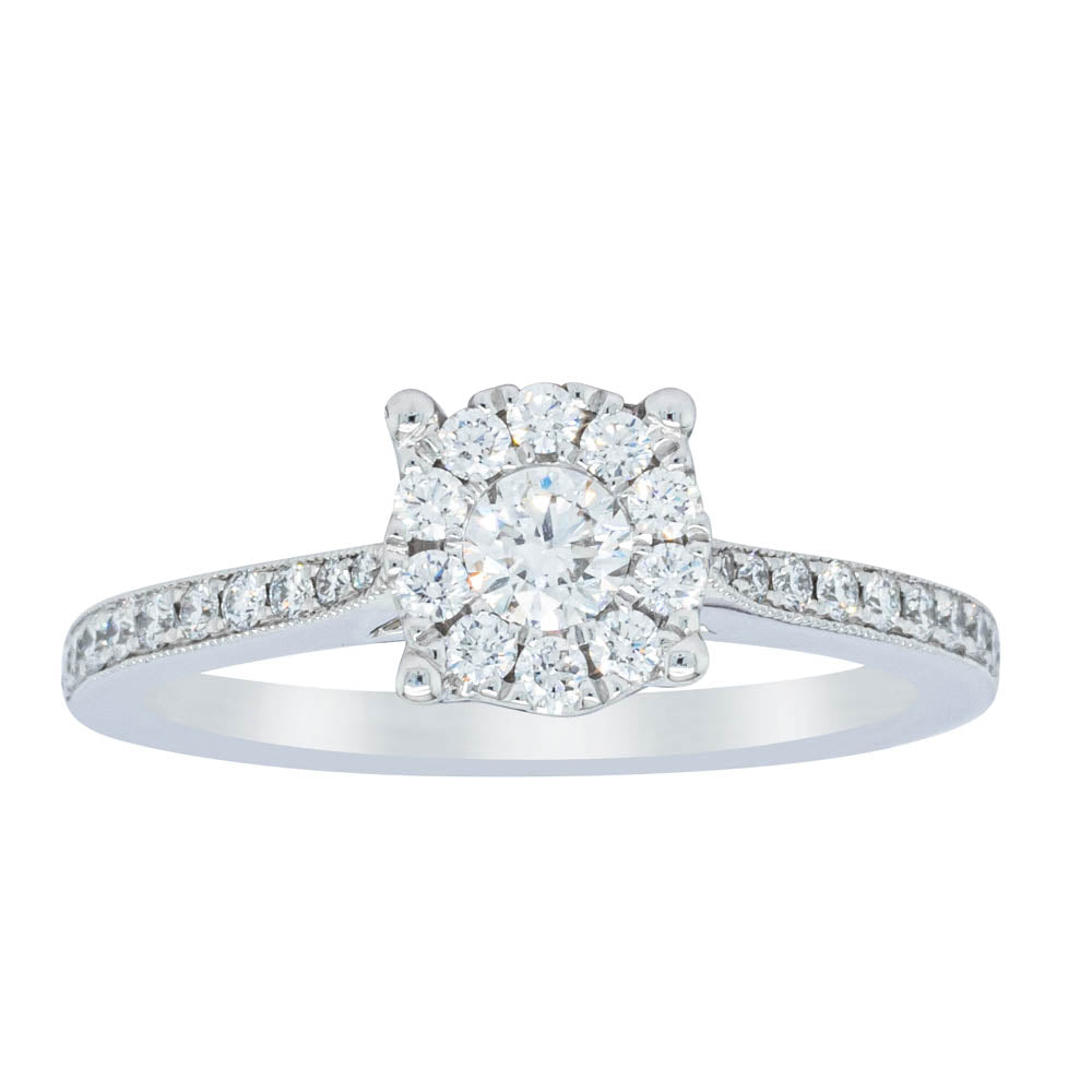 18ct White Gold Diamond Galaxis Ring - Walker & Hall