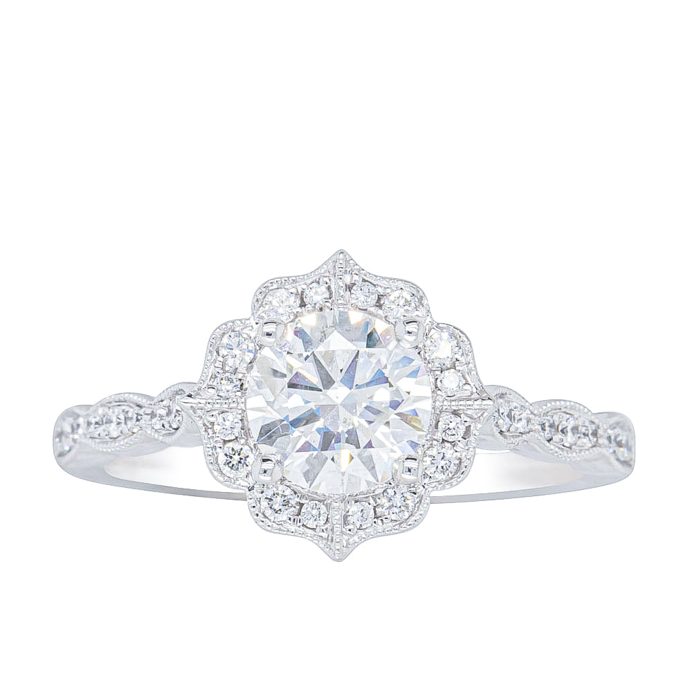 18ct White Gold 1.00ct Diamond Paramount Ring - W&H – Walker & Hall